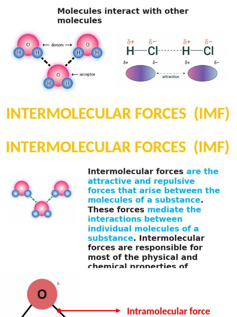 Intermolecular Forces | PDF