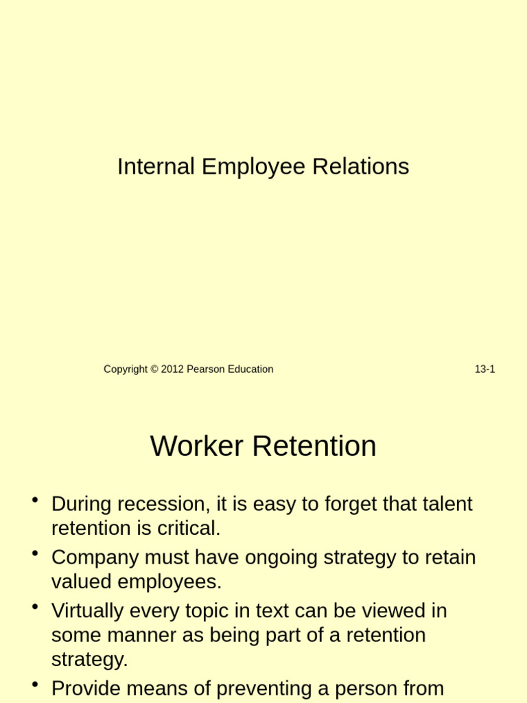Internal Employees Relations-3 | PDF