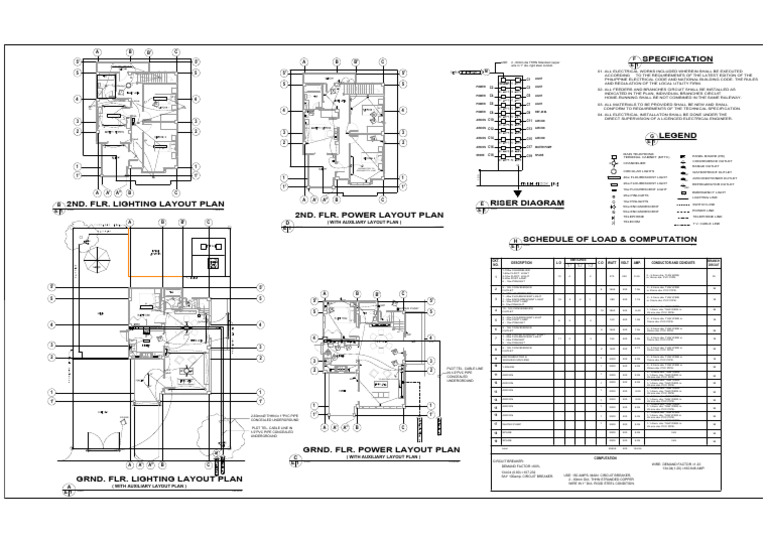 Electrical Drawing Sample-2 | PDF