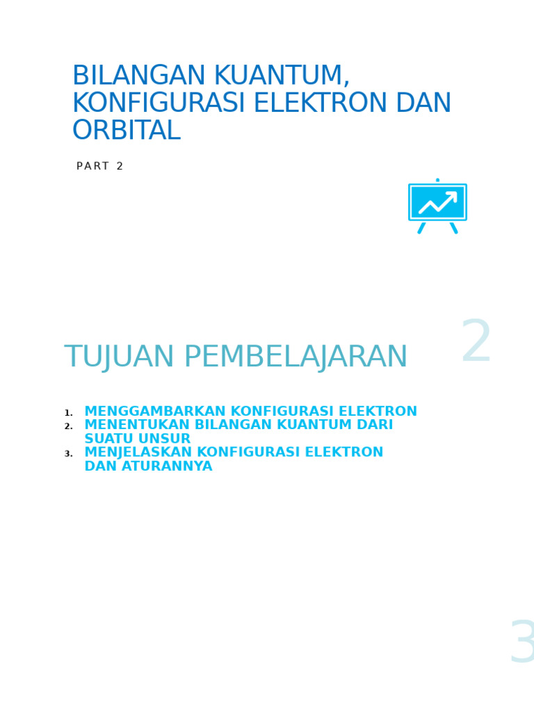 Bilangan Kuantum, Konfigurasi Elektron Dan Orbital Part 2 | PDF