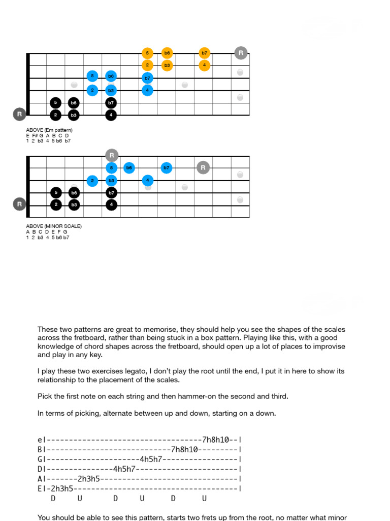 E Minor Run | PDF