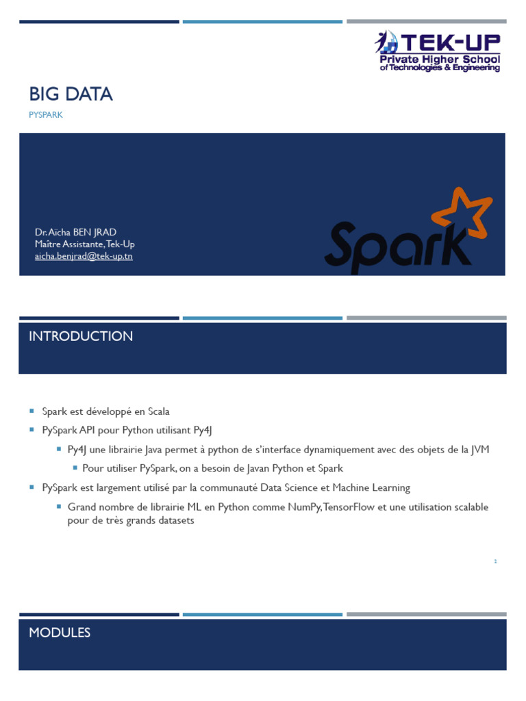 Chapitre 4 - PySPARK | PDF