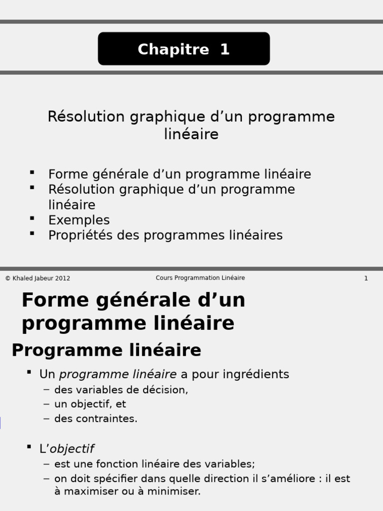 Cours Recherche Operationnelle 2 | PDF