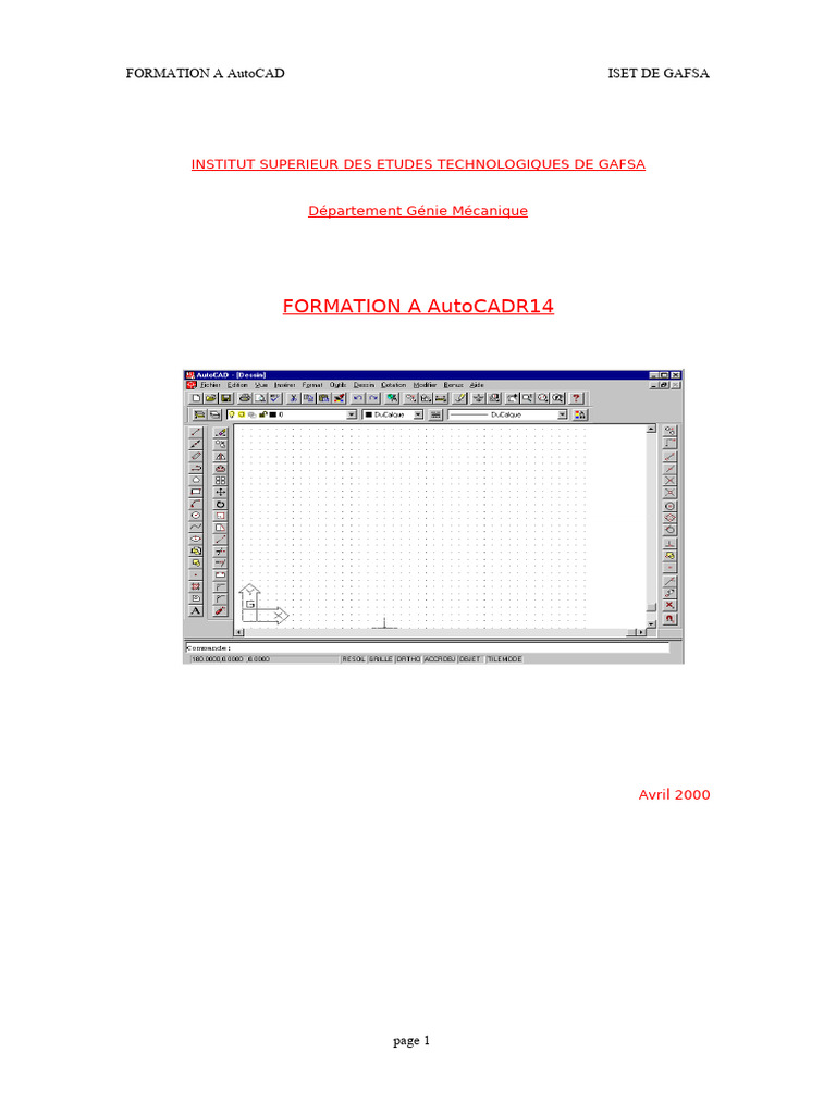 Formation Autocad | PDF