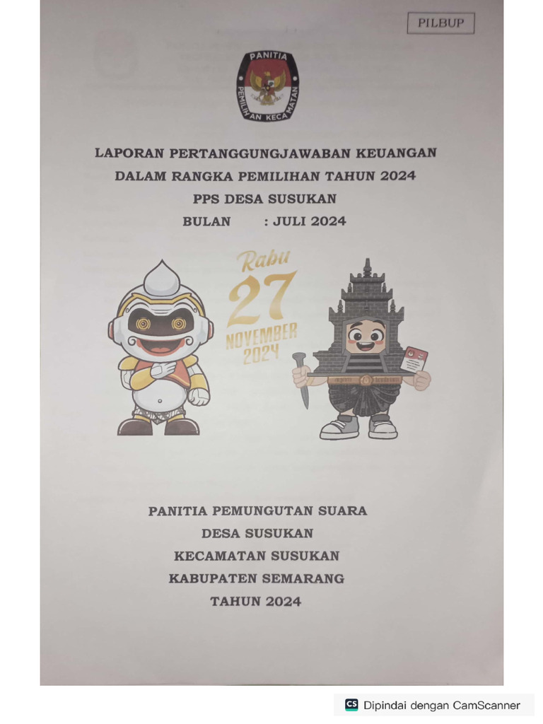 LPJ PPS Desa Susukan Bulan Juli | PDF