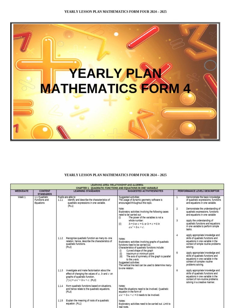 RPT Math F4 | PDF