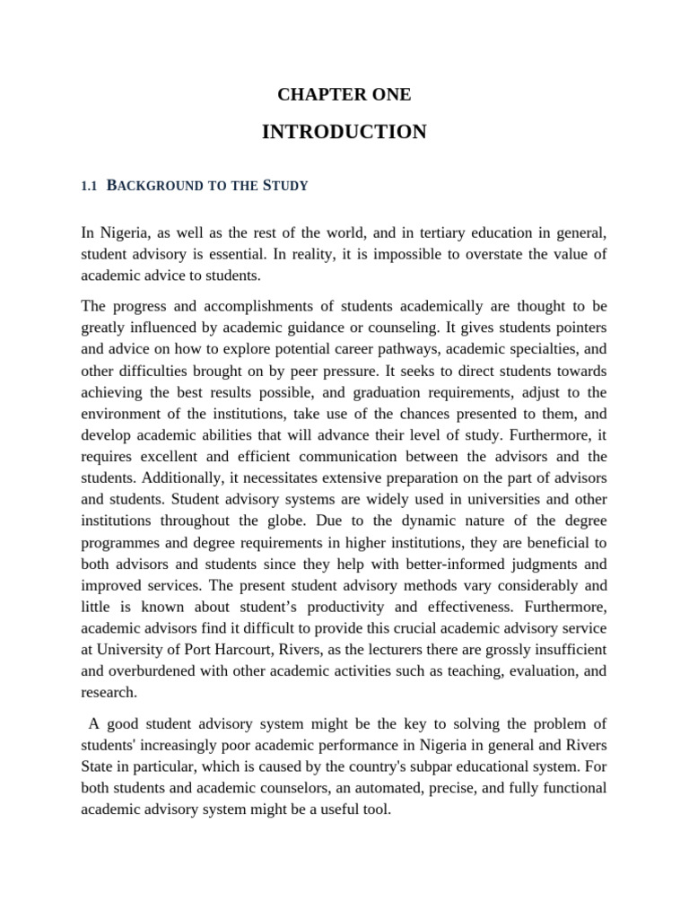 Advising System Project | PDF