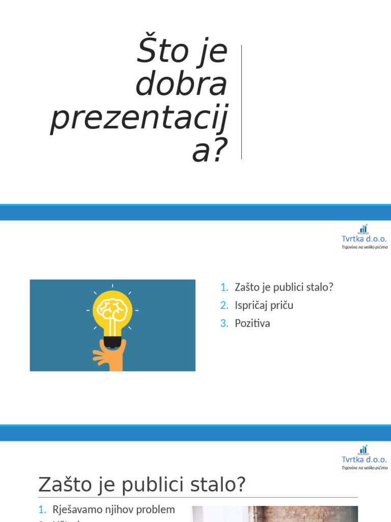 Izrada Prezentacije | PDF