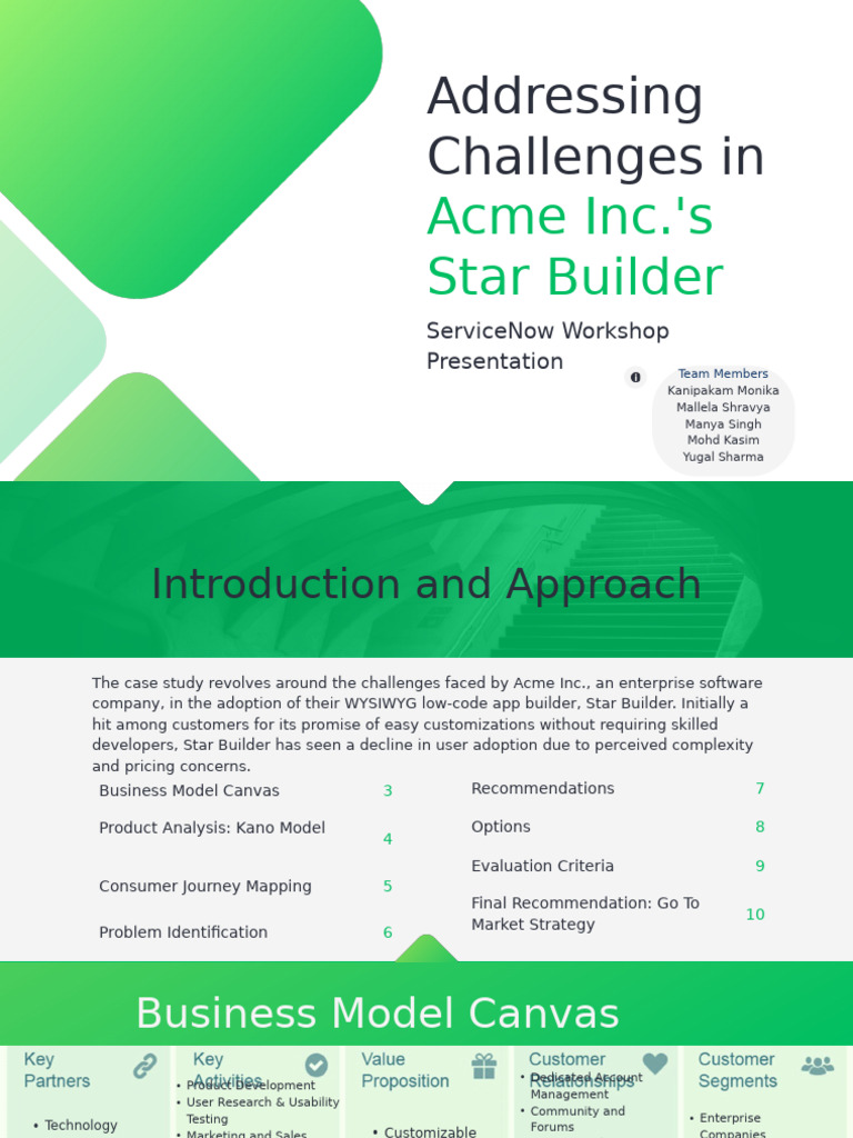 ServiceNow - Case Study - Group 5 Presentation | PDF