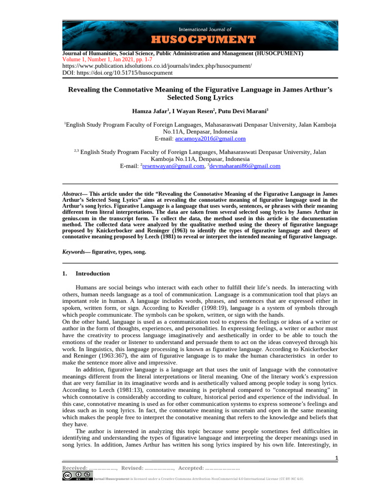 Hamza Jafar Article | PDF