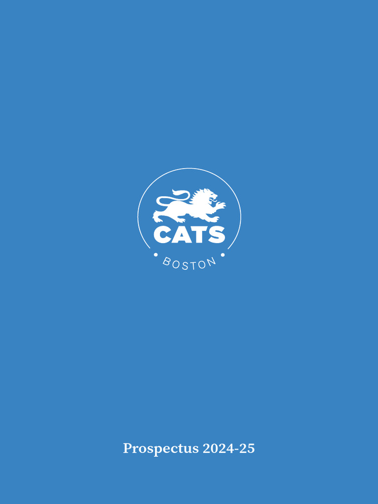 CATS Academy Boston Prospectus 2024_25 | PDF