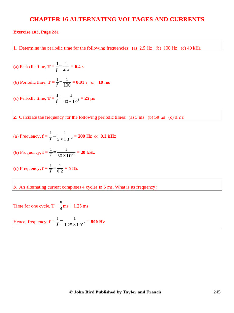 Eandepandt 6th Ed Chap 16 Sols To Exerc 2016 | PDF