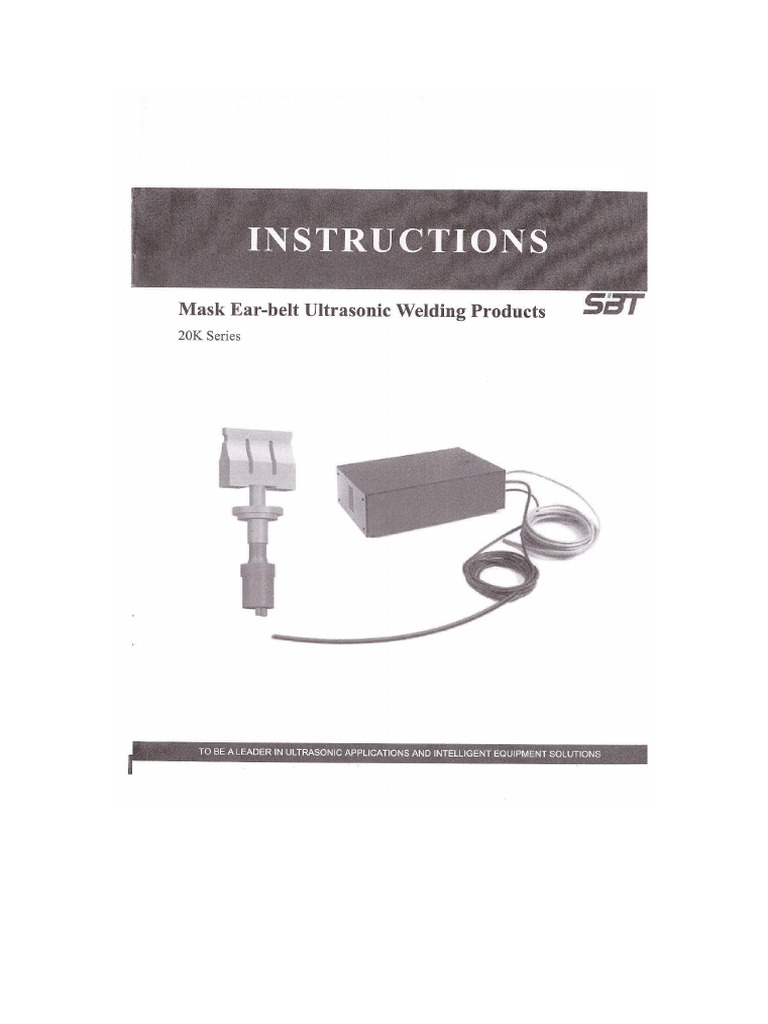Sbt Manual de Ultrasonido 超声波说明书 | PDF