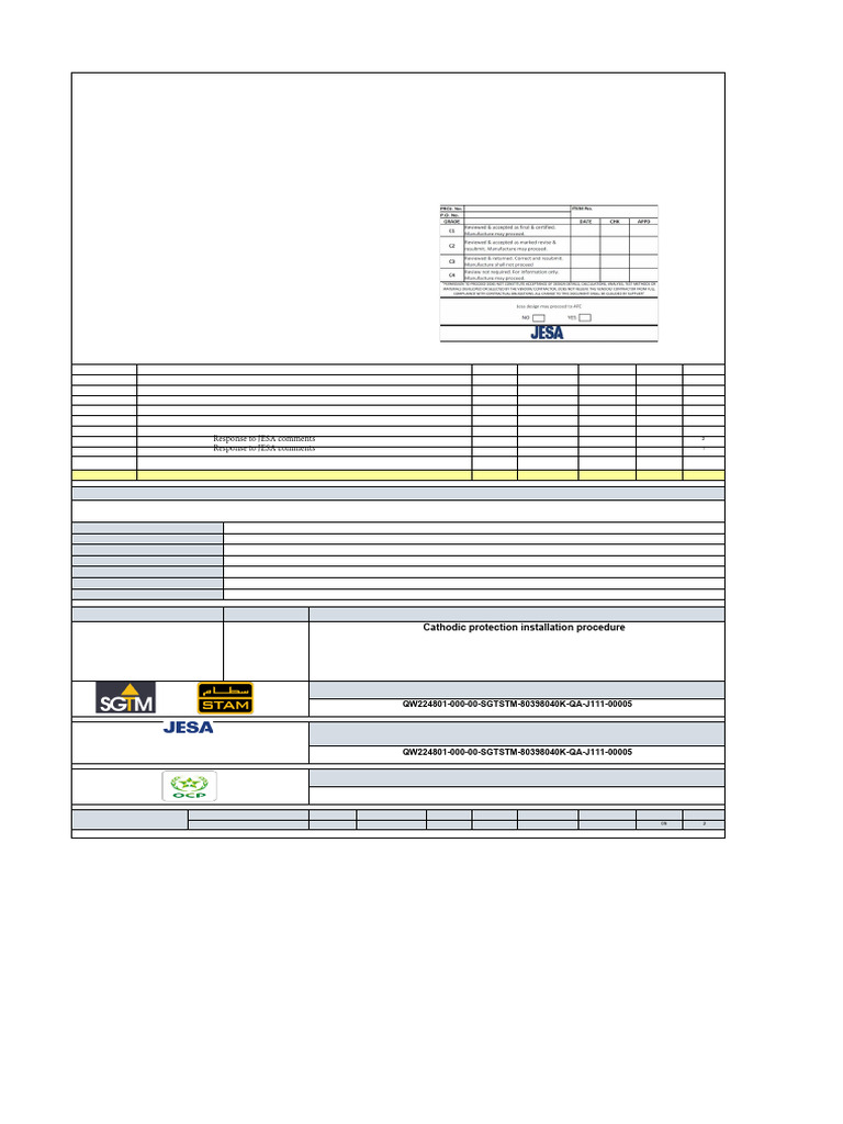Cathodic Protection Procedure | PDF