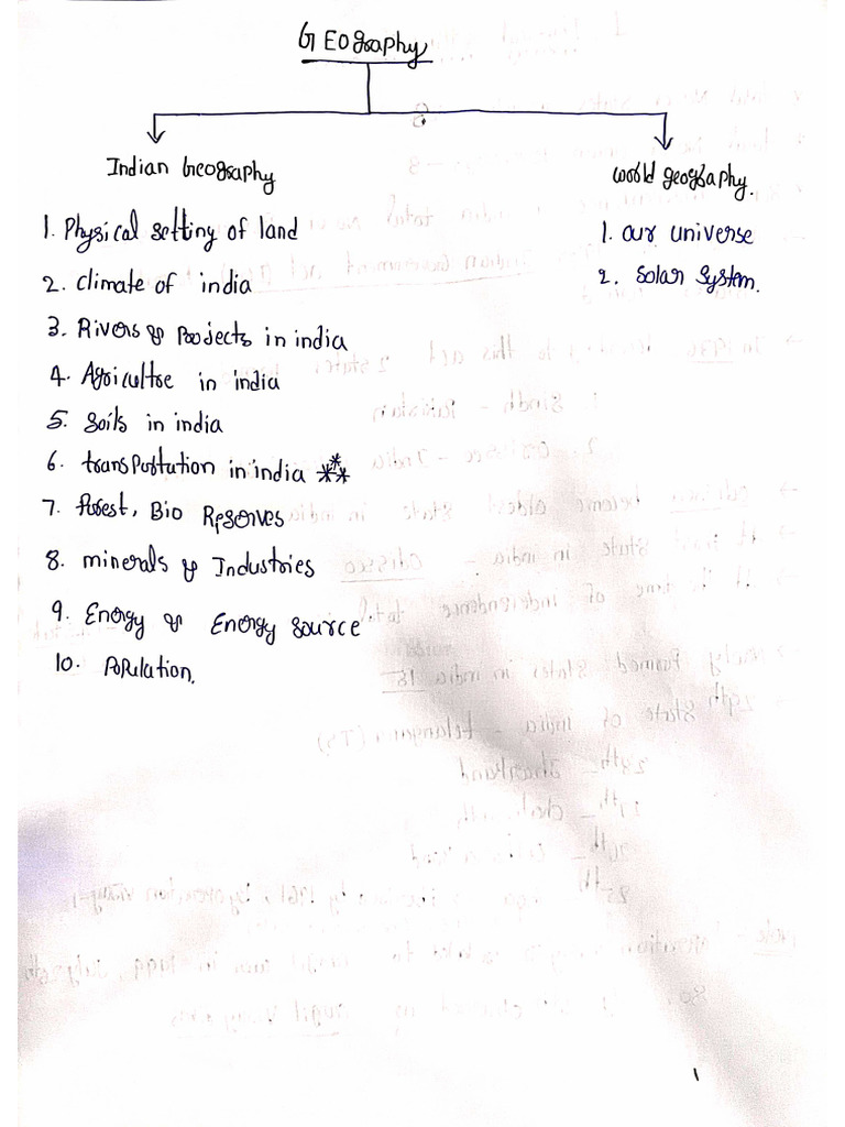 Geography Notes | PDF