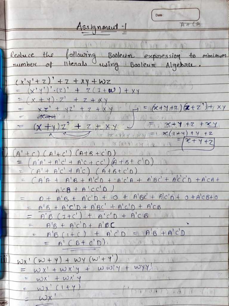 DLD Assignment 1 | PDF
