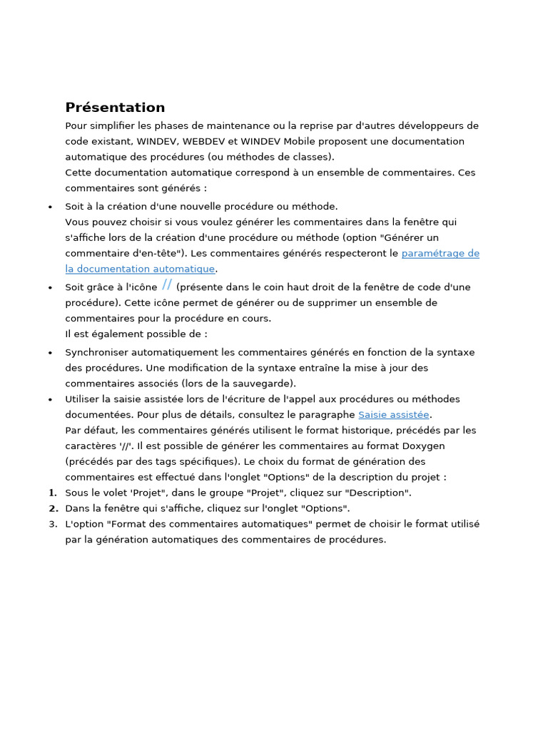 Procedure Windev | PDF