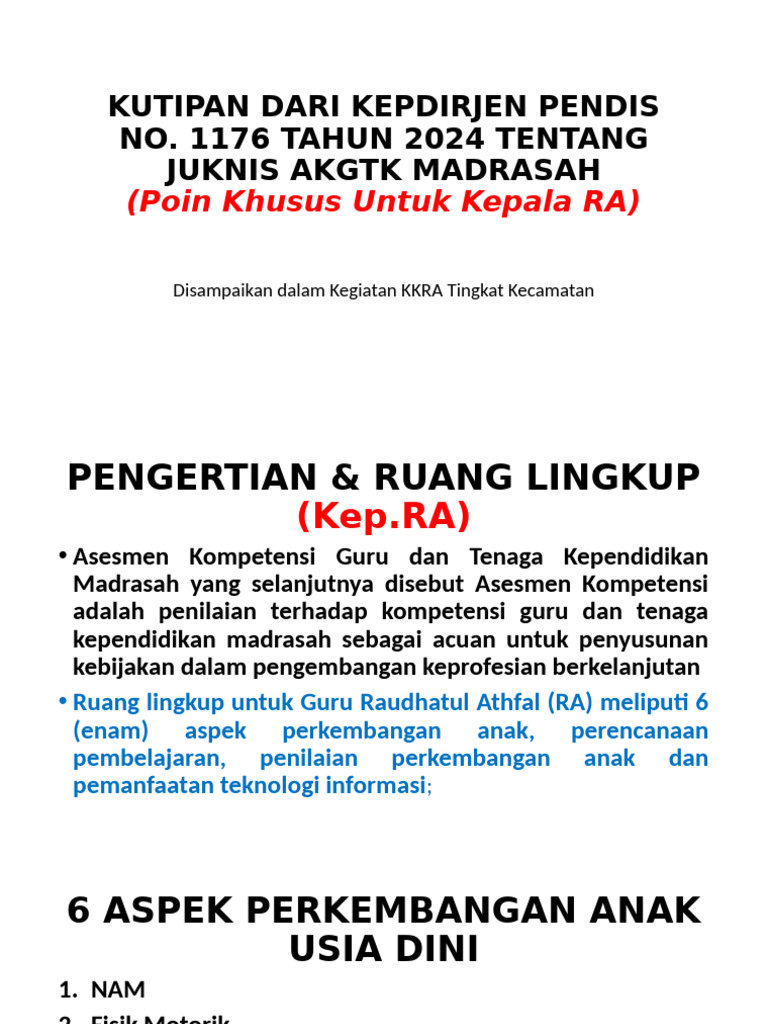 Catatan Penting Akg Ra 2024 | PDF