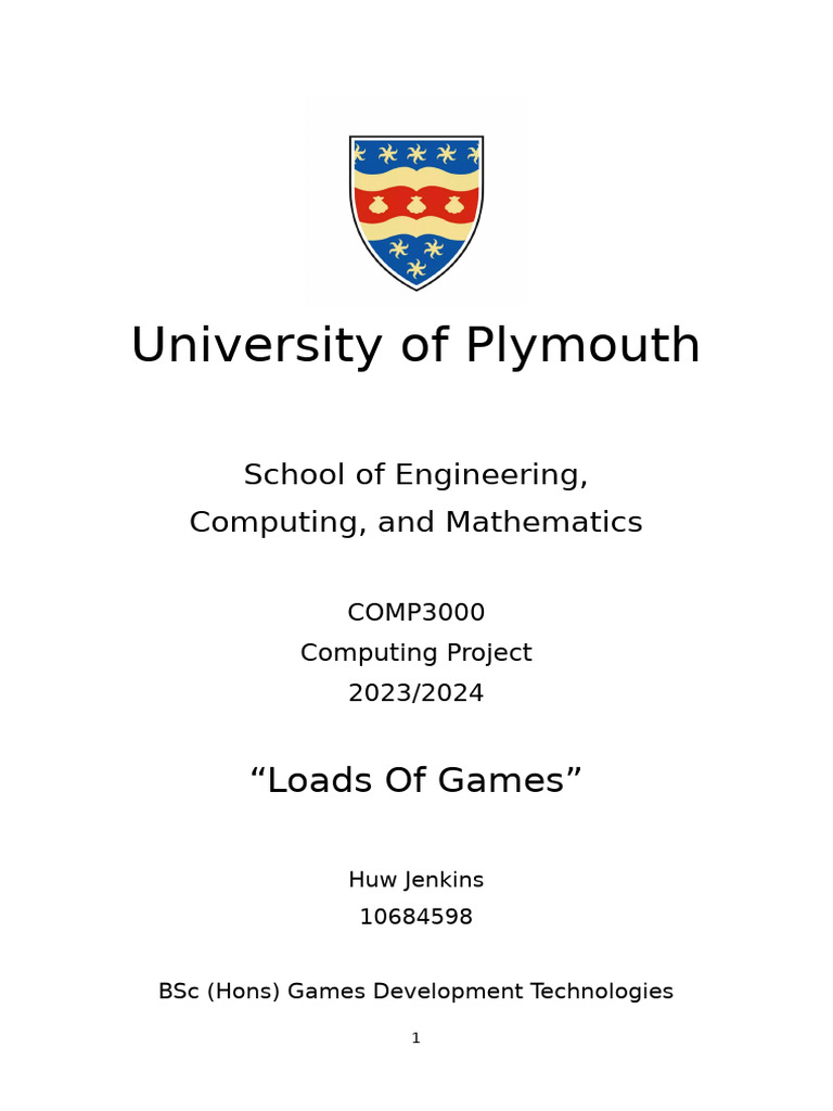 COMP3000 Report Huw | PDF