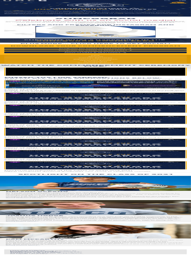 UNCG Commencement | PDF