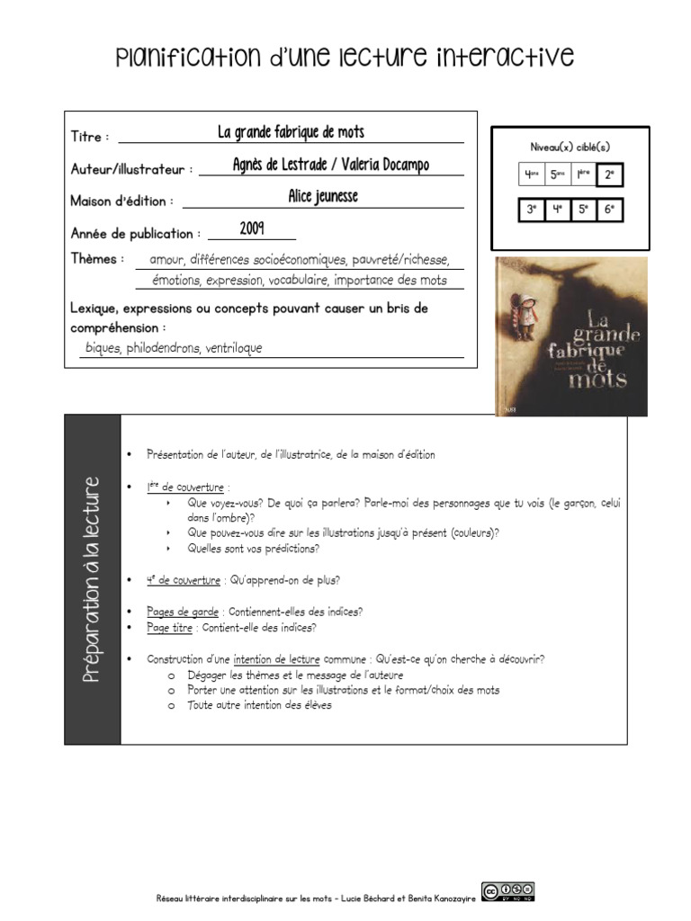 La-grande-fabrique-de-mots-preparation | PDF