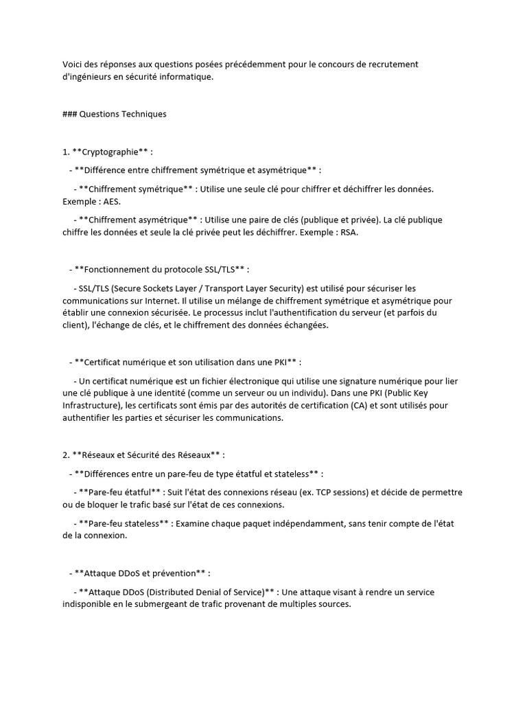 Sécurité Informatique | PDF