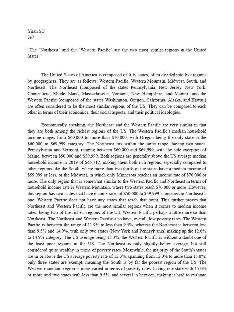 Geography Essay v.2 | PDF