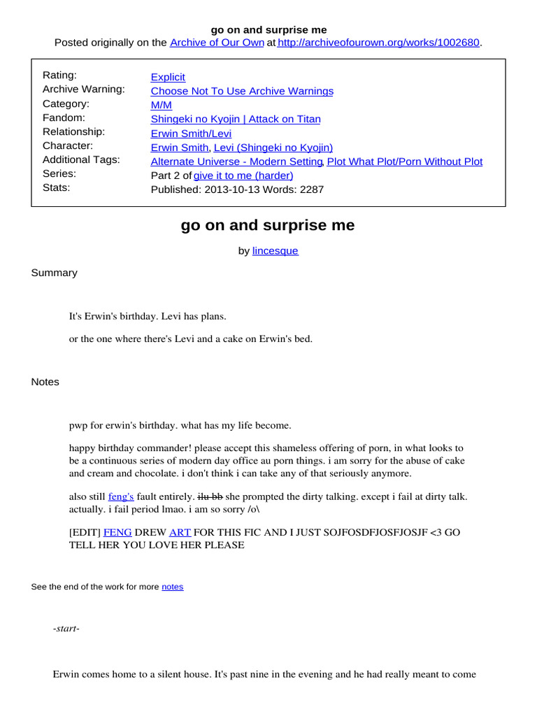 Go On and Surprise Me | PDF