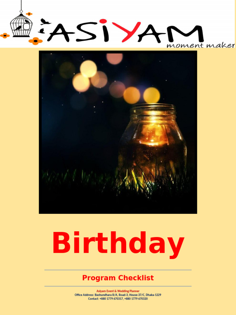 BIRTHDAY | PDF