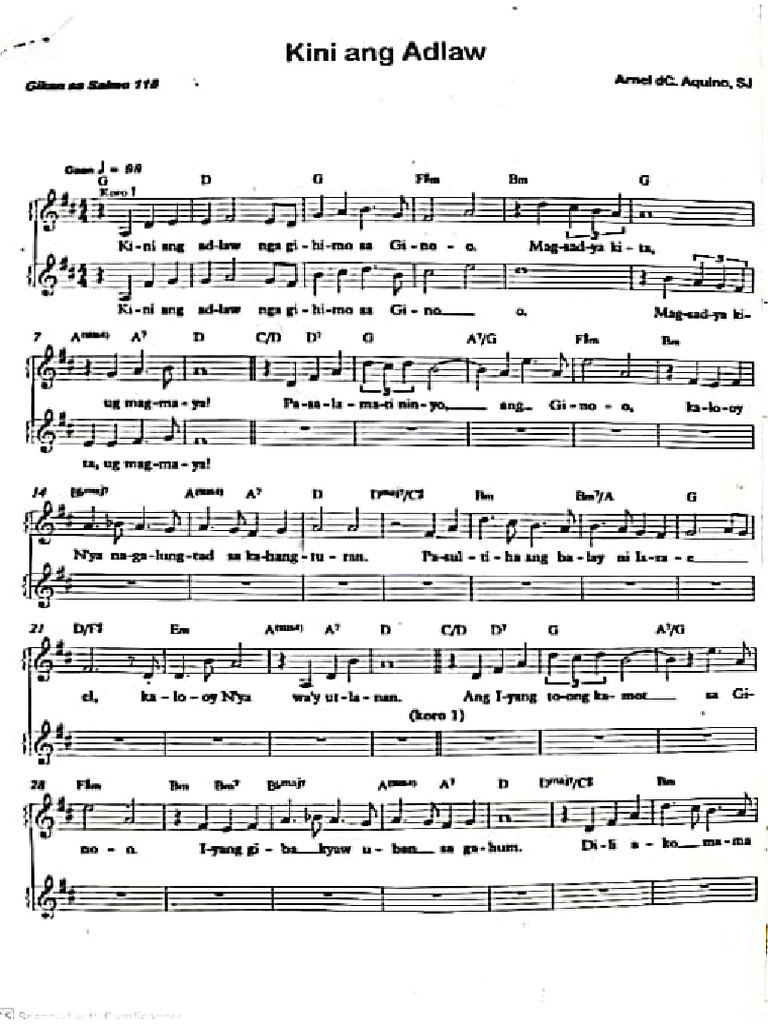 Kini ang adlaw | PDF