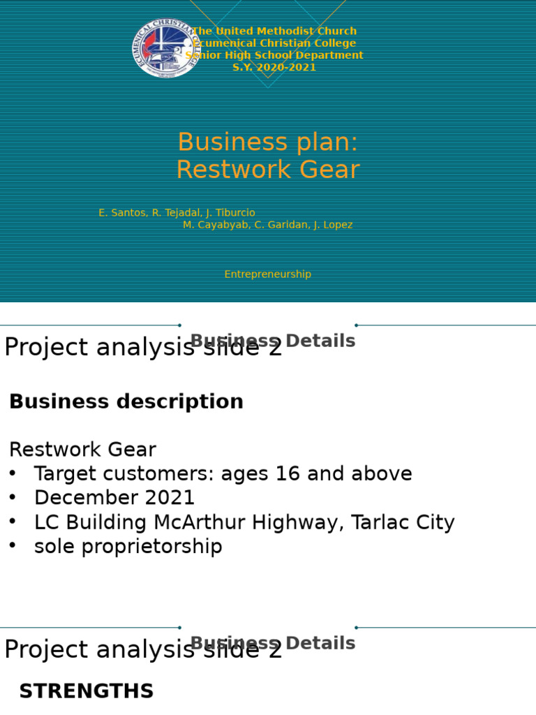 Entrep Bus Plan | PDF