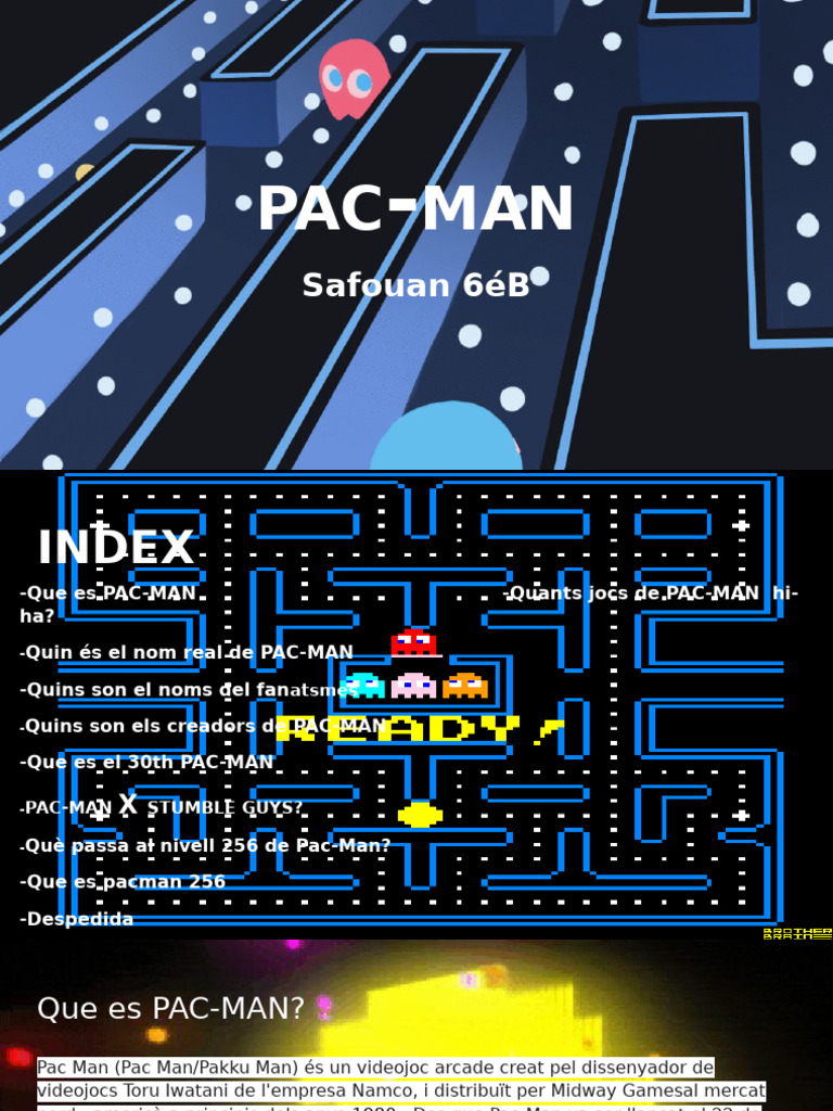 Pac Man | PDF | Empresas de videojuegos | Industrias
