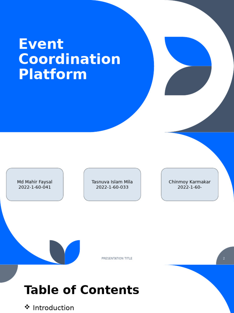 Event Management System | PDF