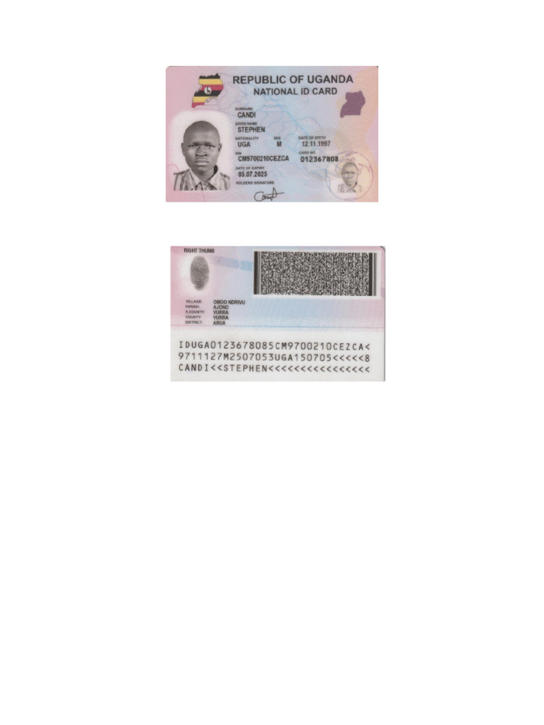 National ID Candi 2 | PDF