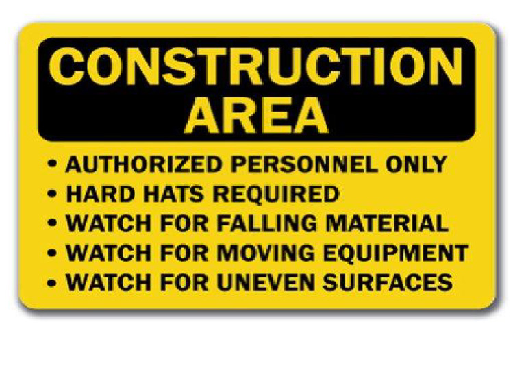 Construction Area Signs | PDF