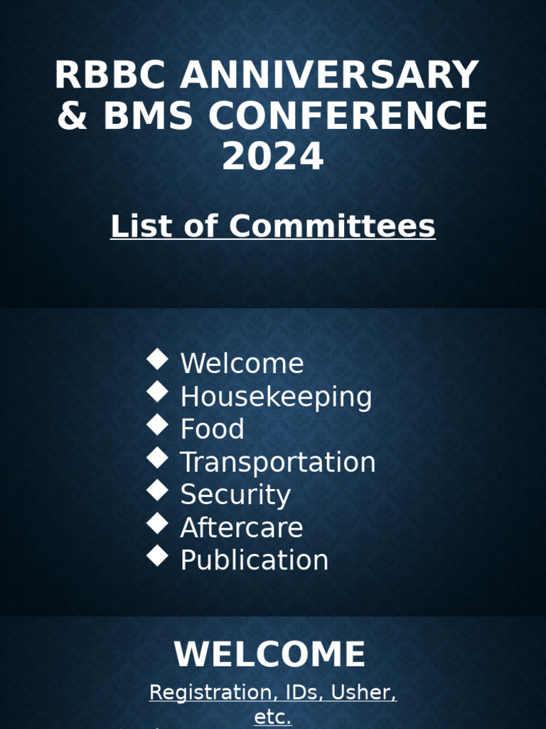 List of Committees | PDF