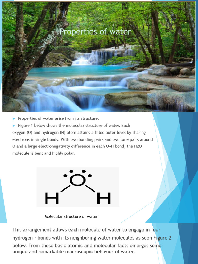 Properties of Water | PDF