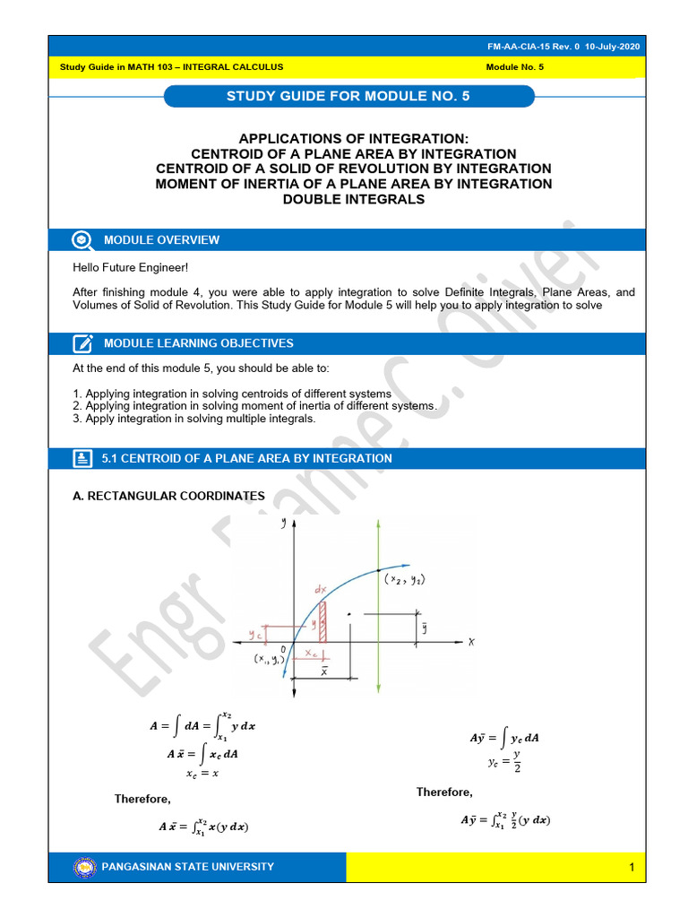 Study Guide 5 Math 103 IC Dianne Oliver | PDF