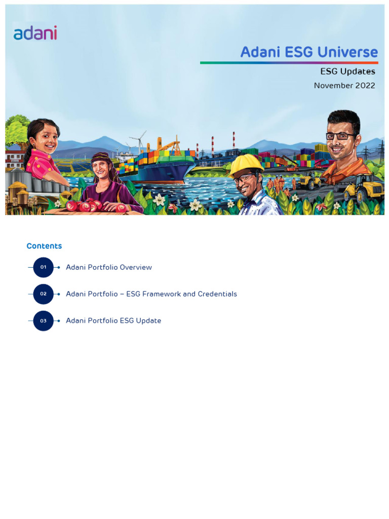 Adani Portfolio ESG - H1 FY23 - VS | PDF
