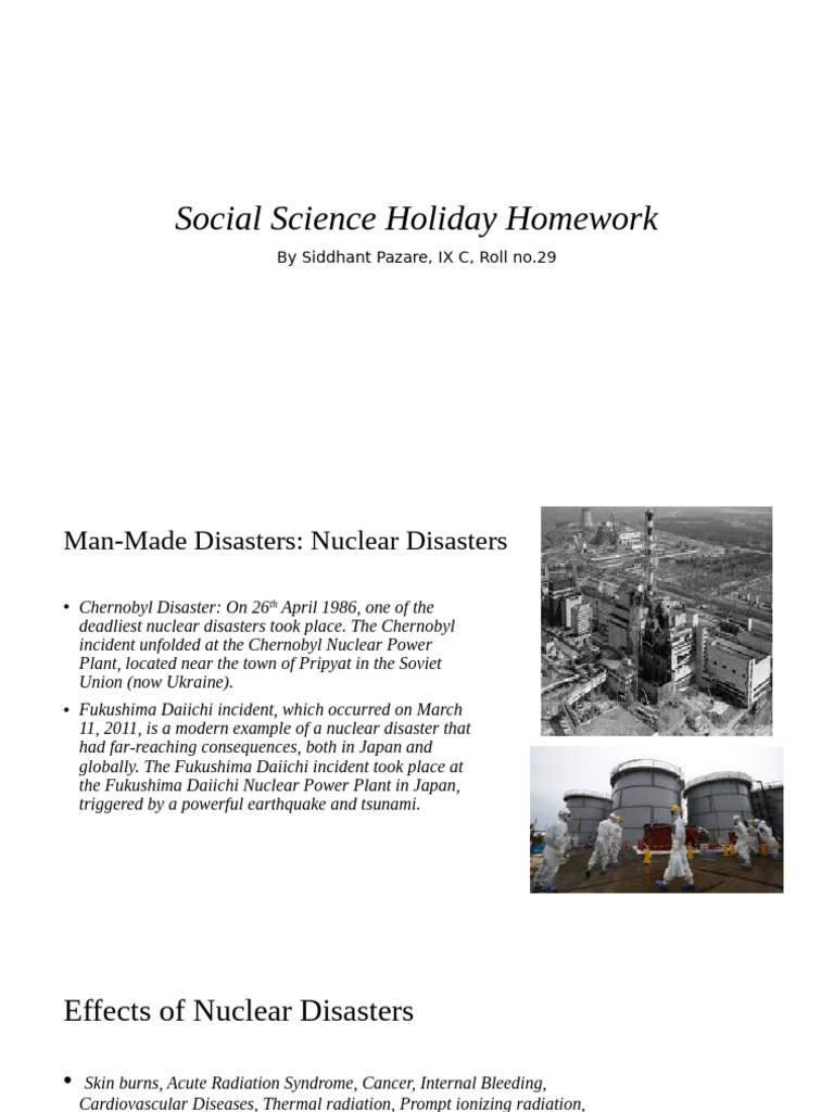 Social Science Holiday Homework | PDF