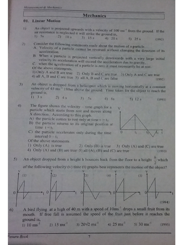Physics Pesuru MCQs | PDF