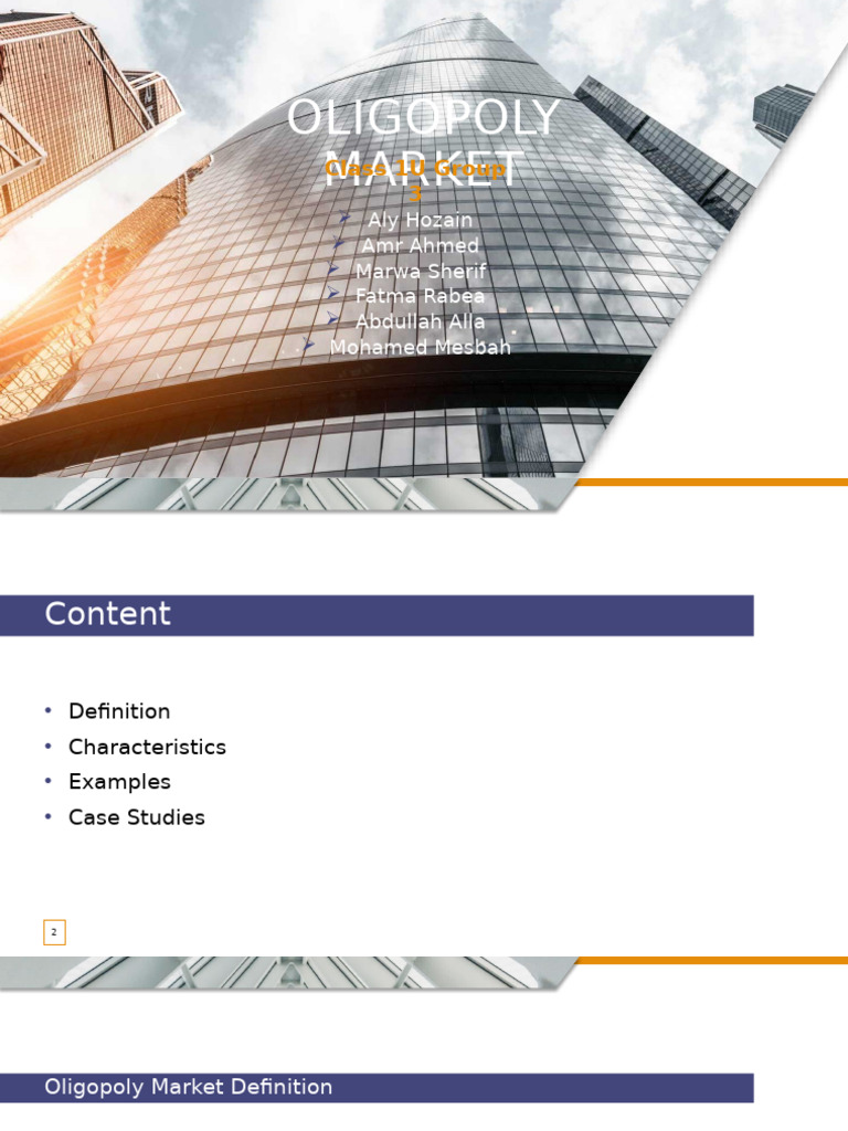 Oligopoly Market Group3 - Rev00 | PDF