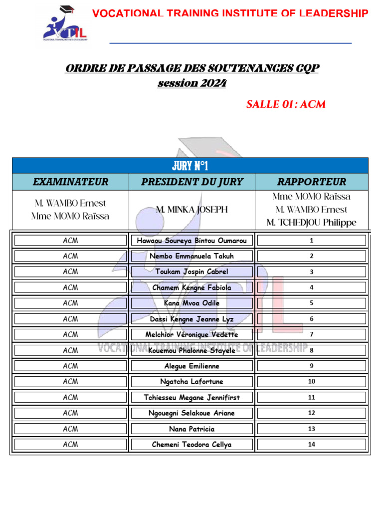 SOUTENANCE CQP 2024 | PDF