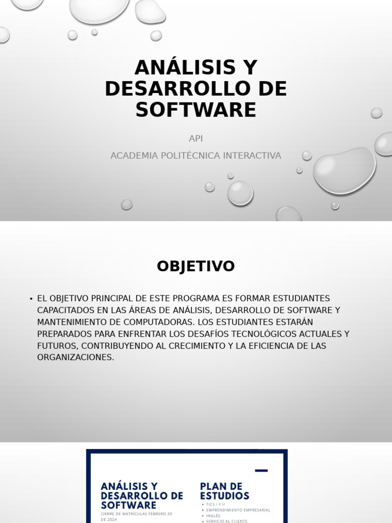 Análisis y Desarrollo de Software | PDF