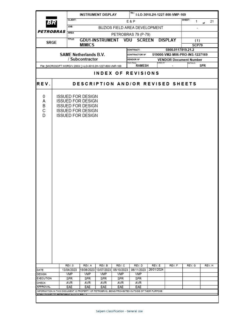 Gdu1 Mimic Screen Asbuilt | PDF