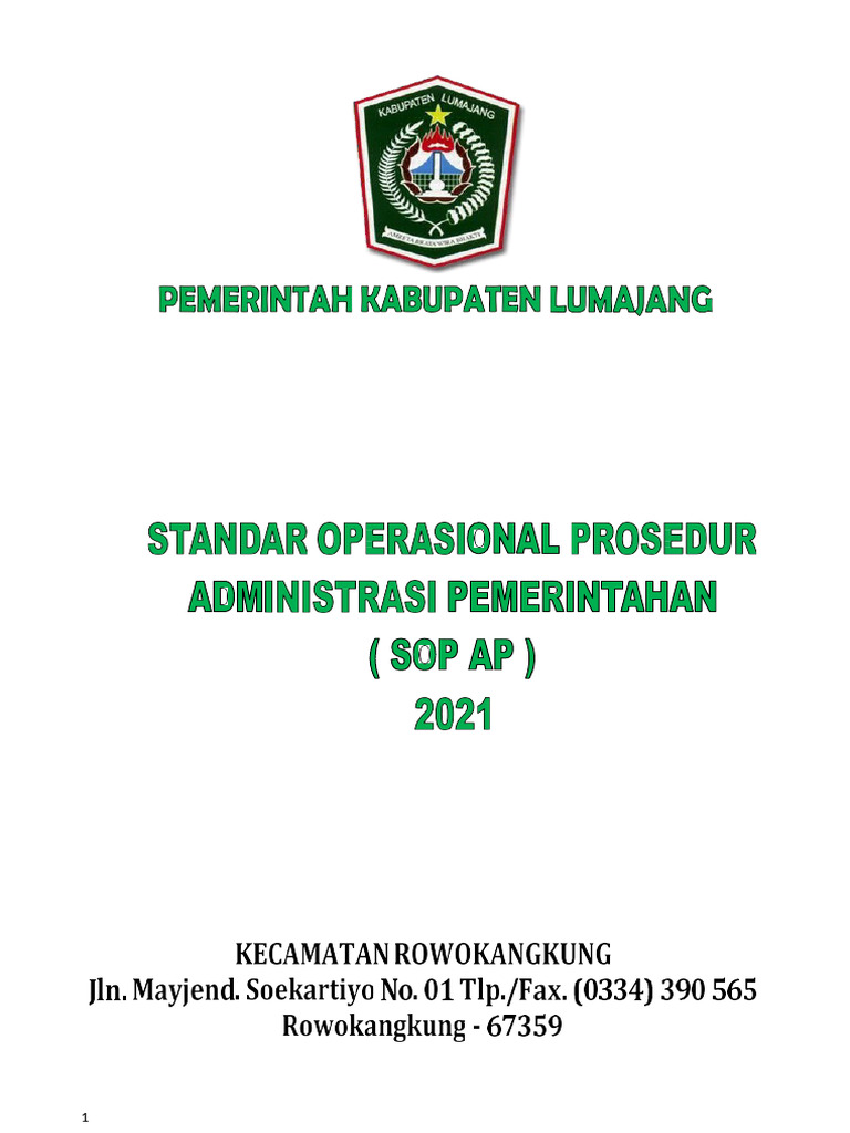 SOP_AP_2021_BARU | PDF