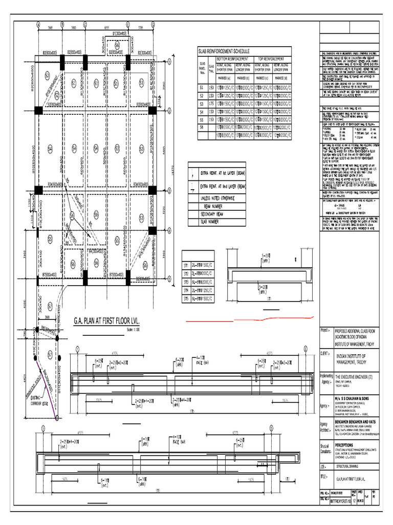 Existing Building Structural Drawing | PDF
