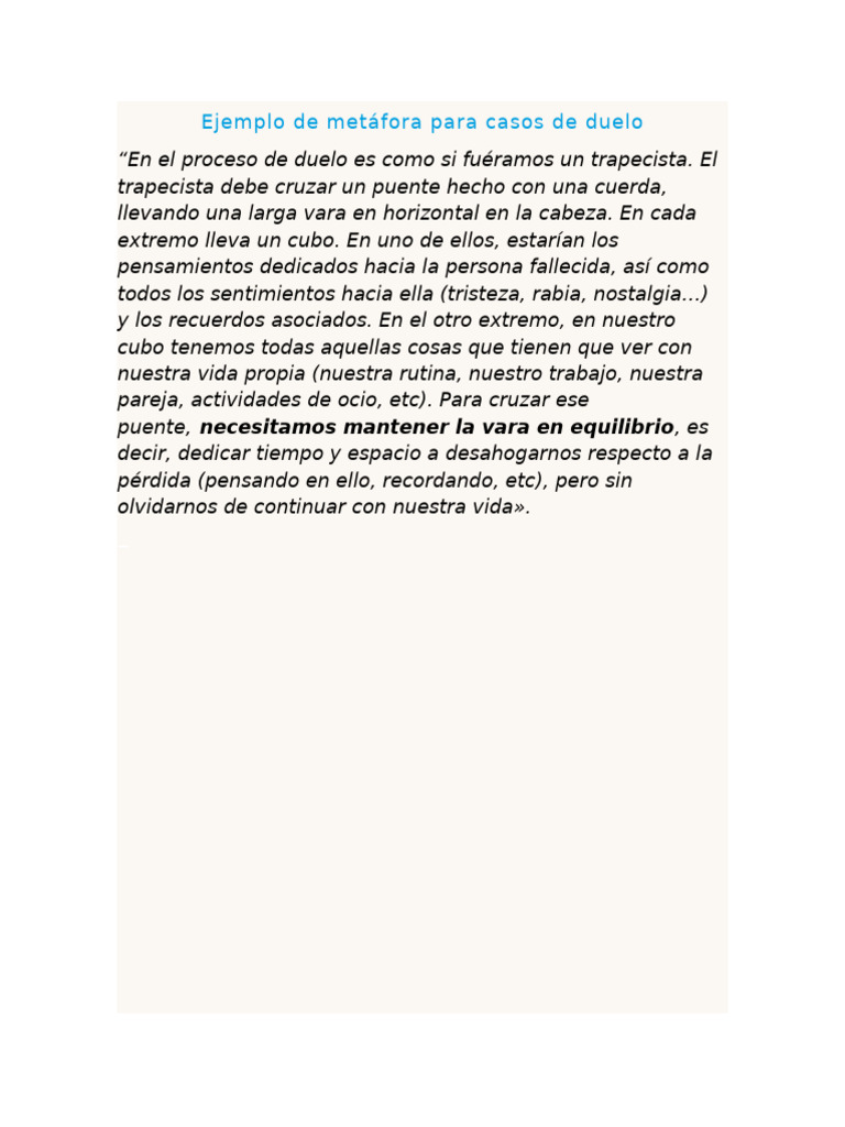 Ejemplo de Metáfora | PDF