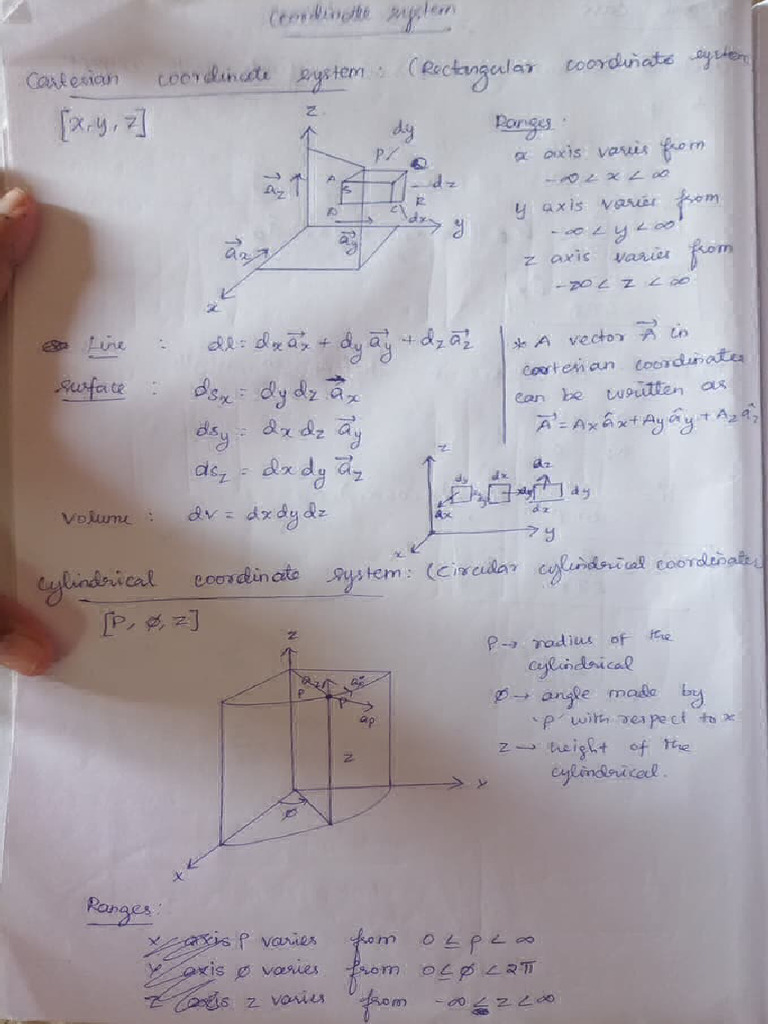 Coordinate System | PDF