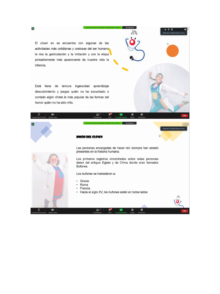 Historia Del Clown Milly | PDF